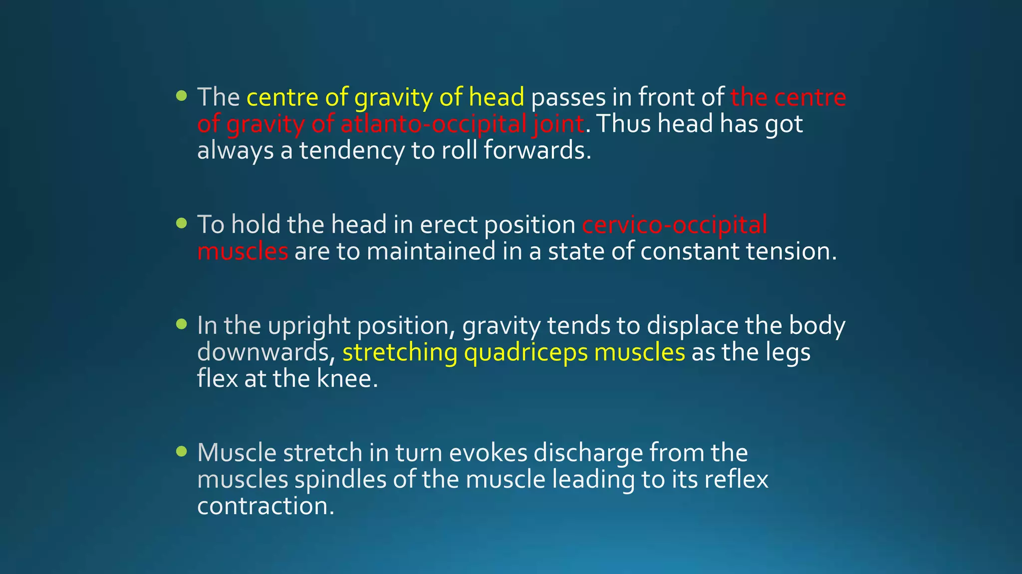 Postural reflexes Physiology | PPTX