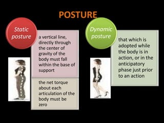 Posture in biomech.pptx | Death, Injury, or Military Conflict ...