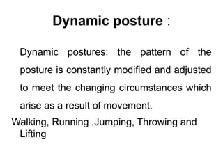 Posture in biomech.pptx | Death, Injury, or Military Conflict ...