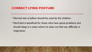 POSTURE ,diffrent type of postures PPT.pptx