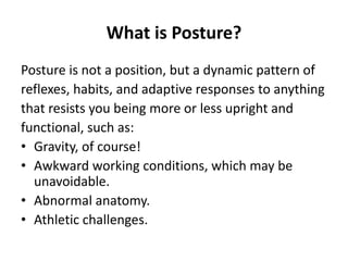 Postural analysis | PPTX