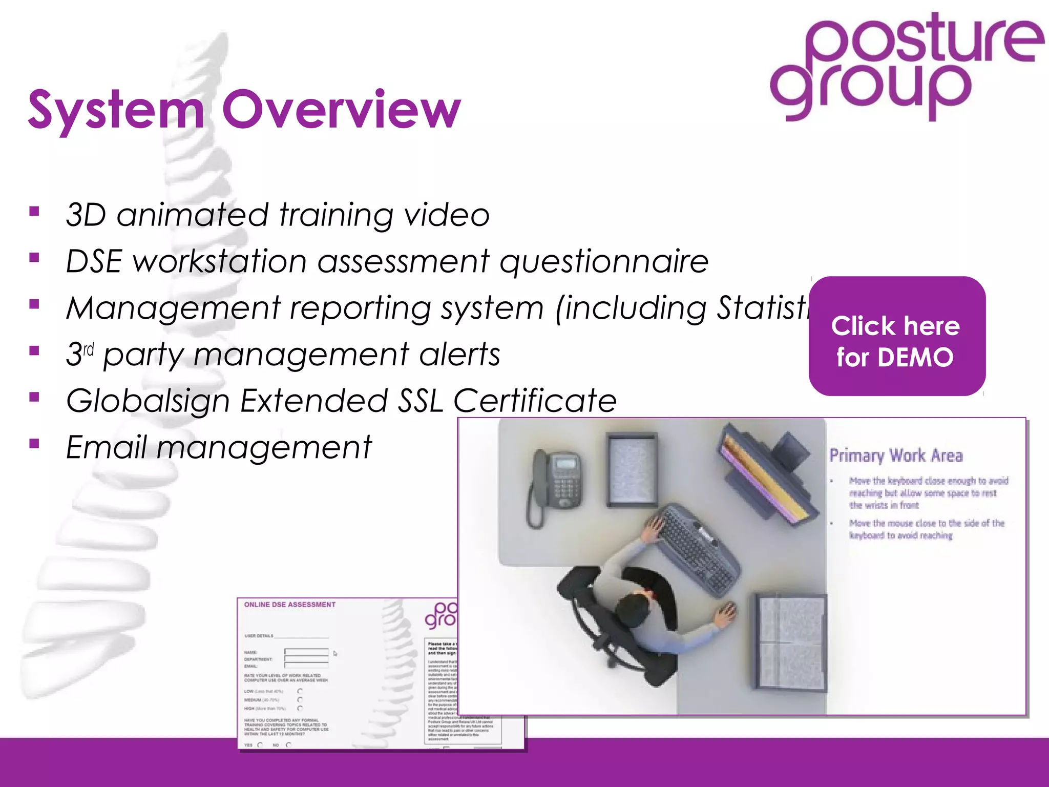 Posture Group Online Workstation Assessments Online DSE Workstation ...