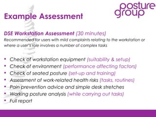 Posture Group Online Workstation Assessments Online DSE Workstation ...