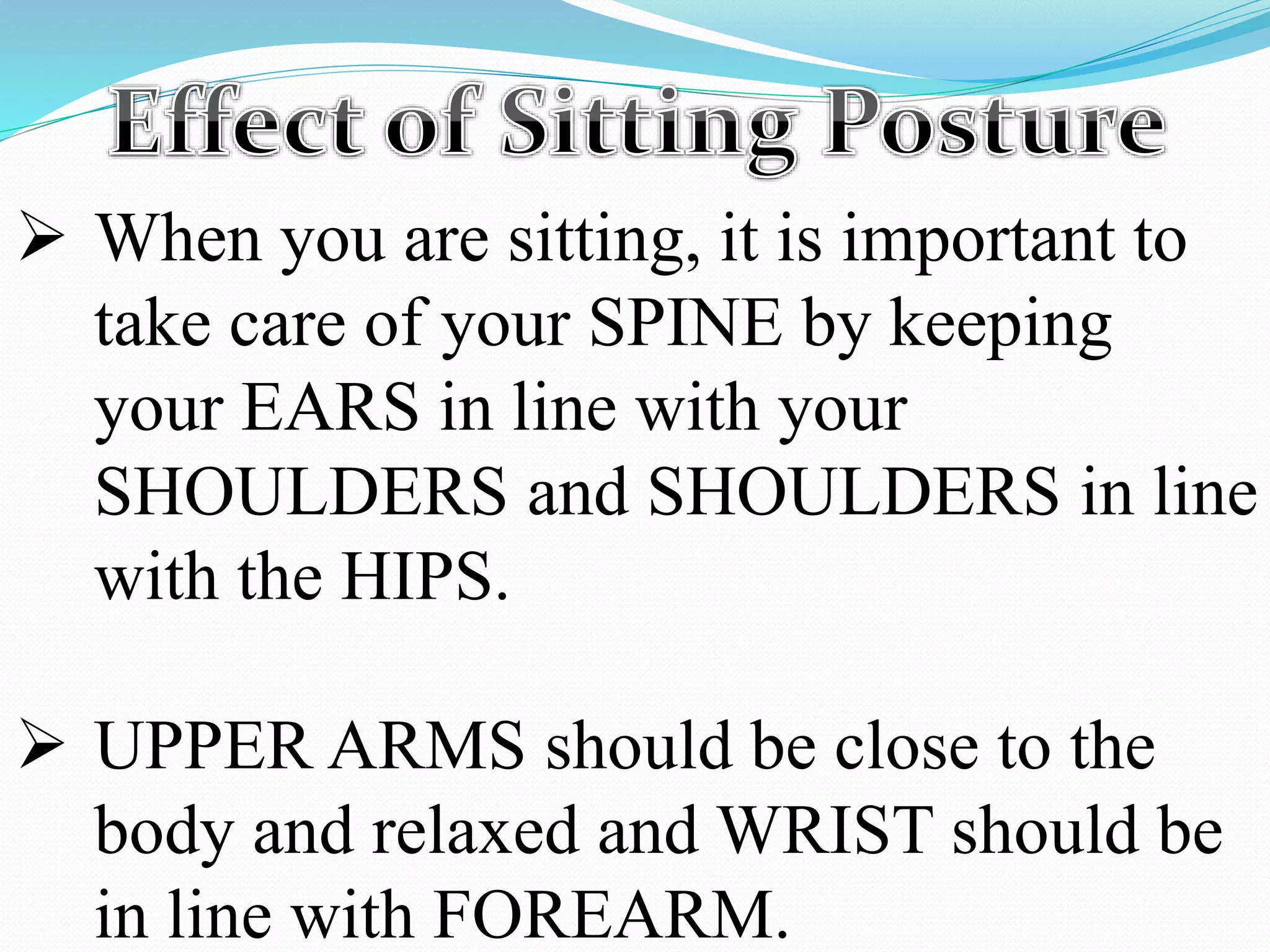Posture presentation: An Important point in personal development | PPTX