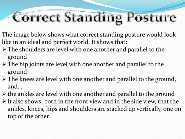 Posture presentation: An Important point in personal development | PPTX