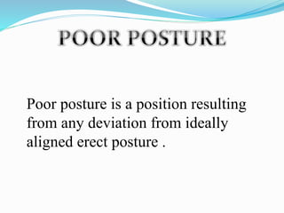 Posture presentation: An Important point in personal development | PPTX