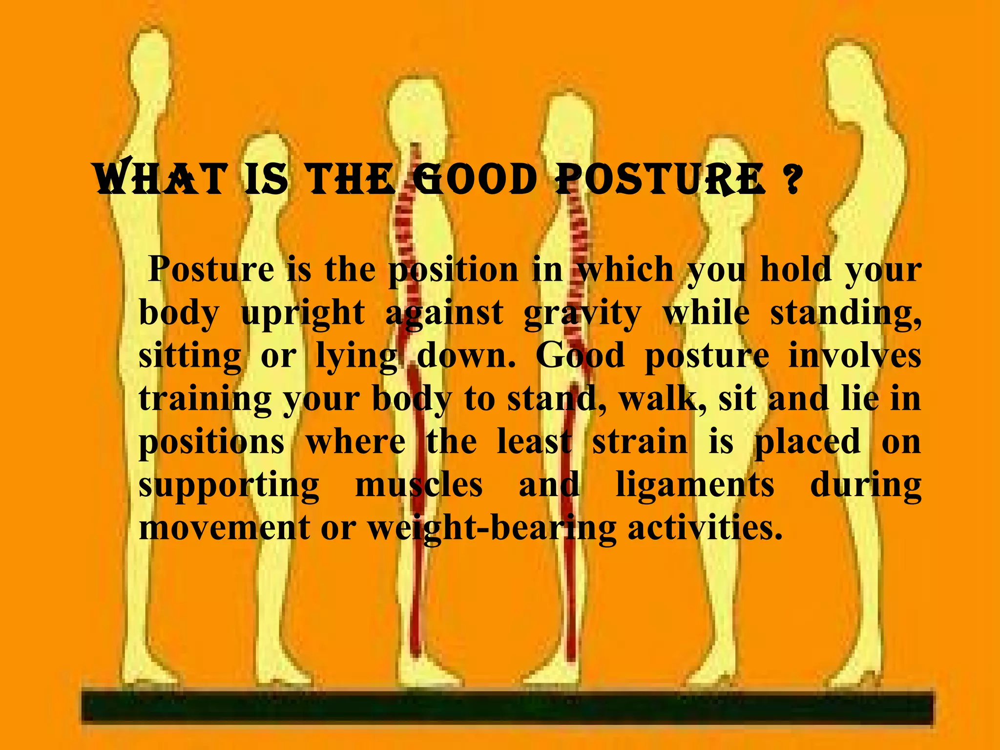 Posture | PPT | Physical Therapy | Wellness