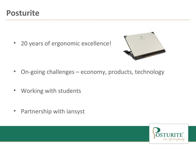 Posturite ergonomics presentation | PPT