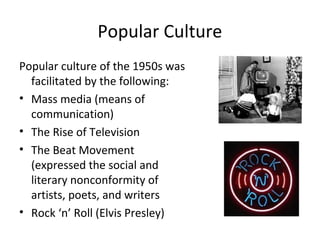 Postwar America and the Rise of Popular Culture | PPT