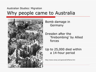 Postwar Migration Feb 9 2009 | PPT