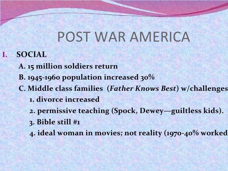 Post war power point
