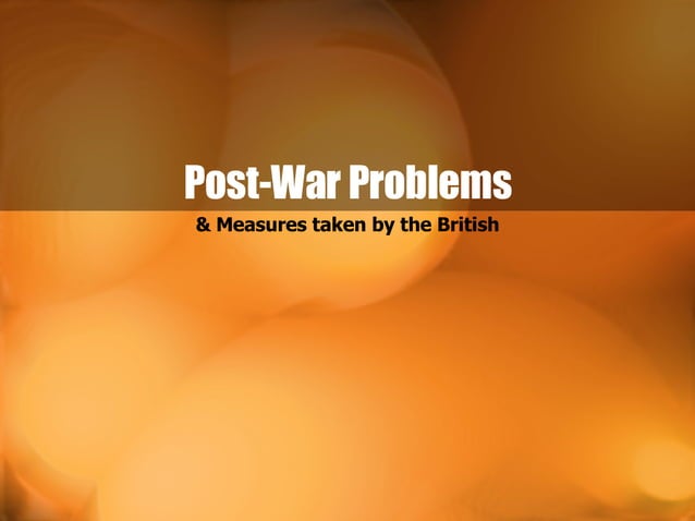 post war | PPT