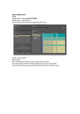 FDB104 Post workflow | PDF