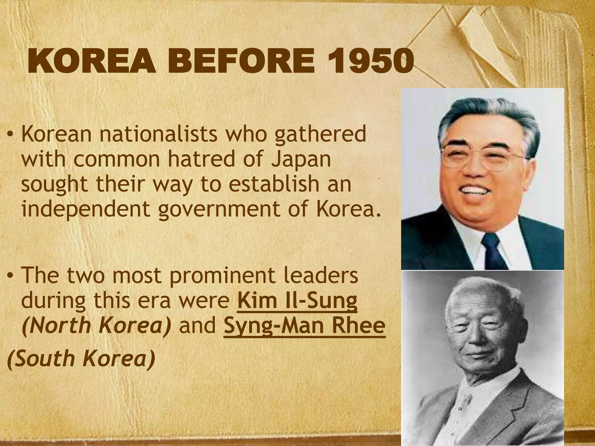 Post world war 2 korea | PPT
