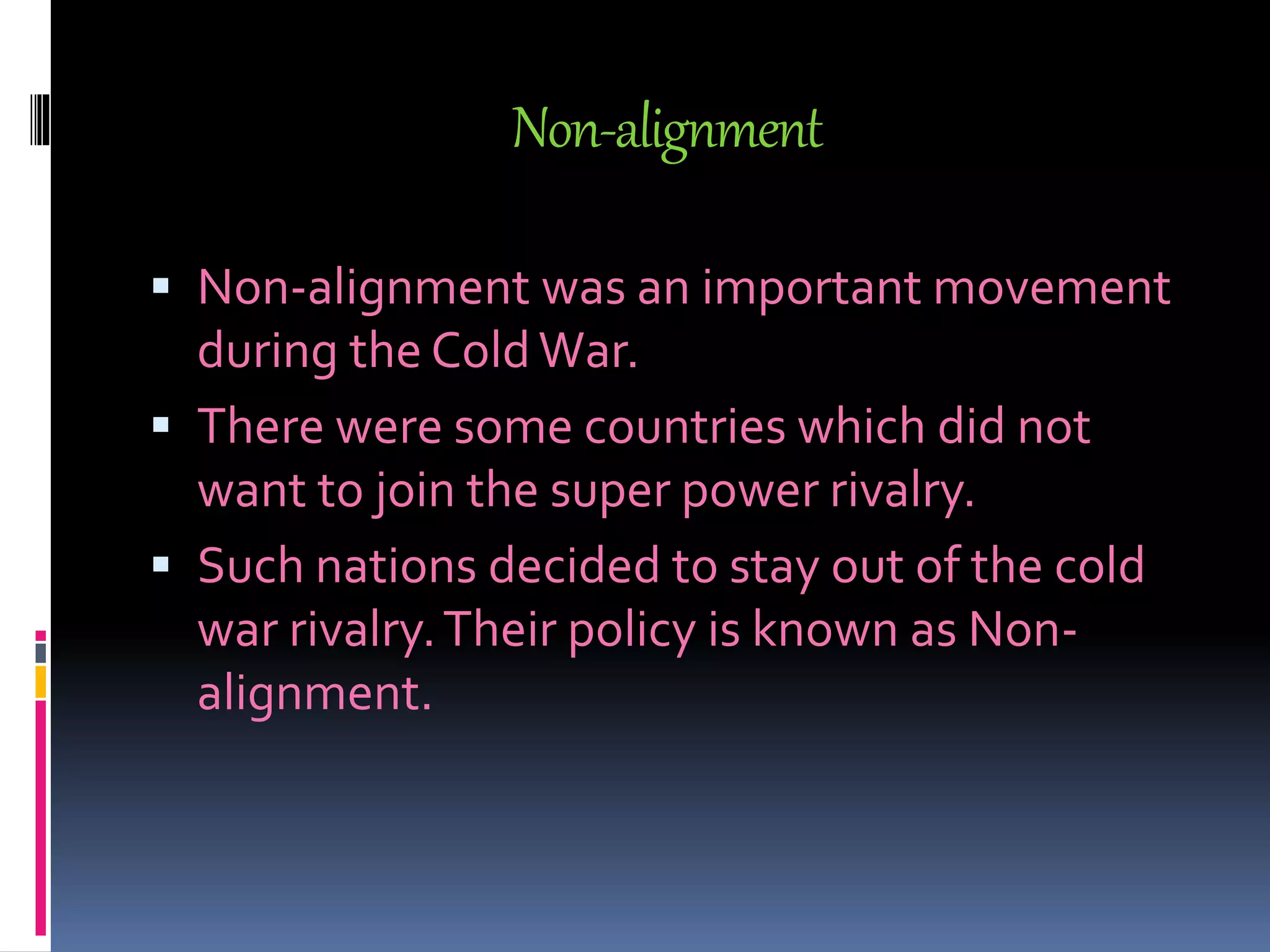 Post world war political developments | PPTX