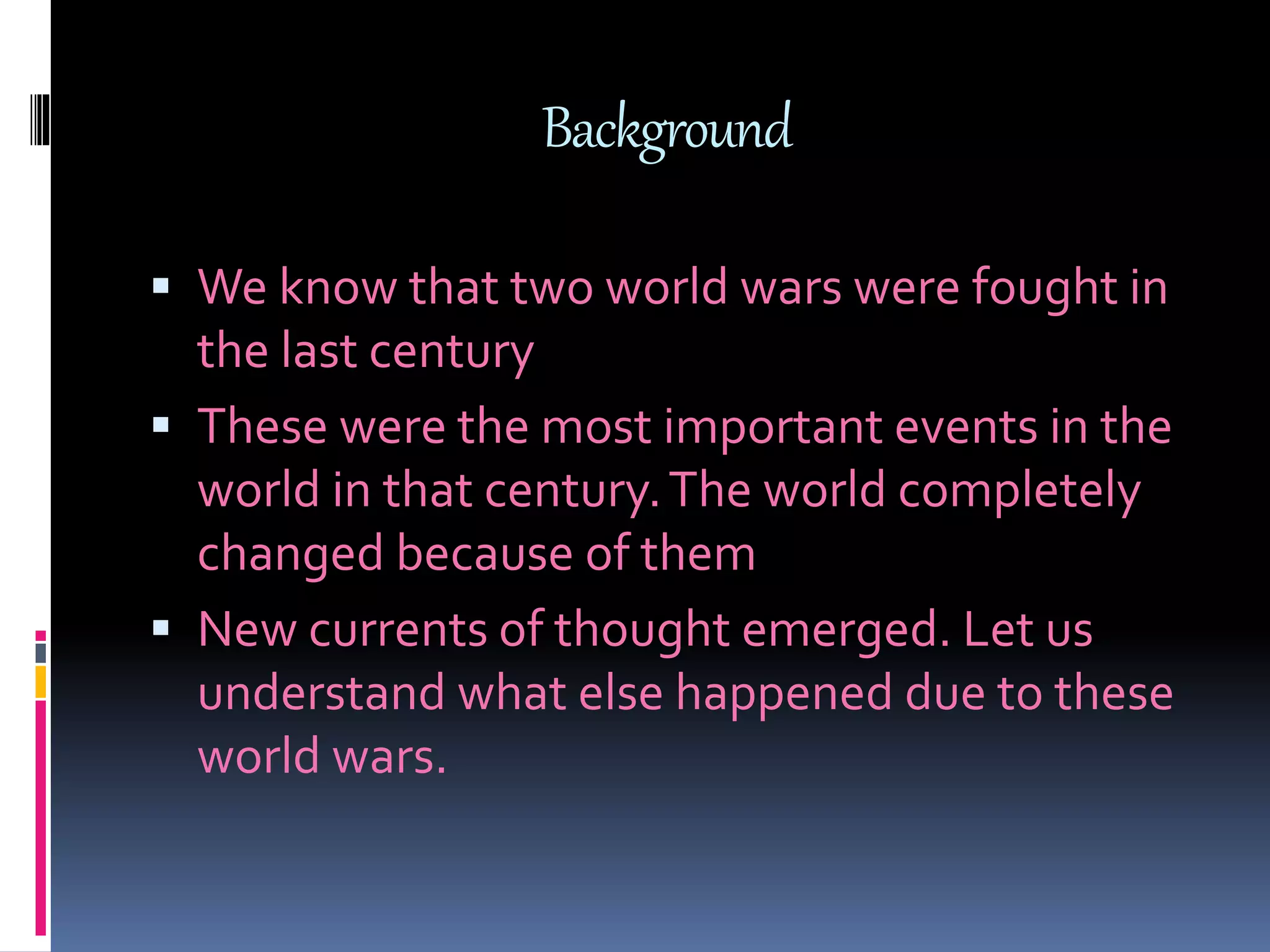 Post world war political developments | PPTX