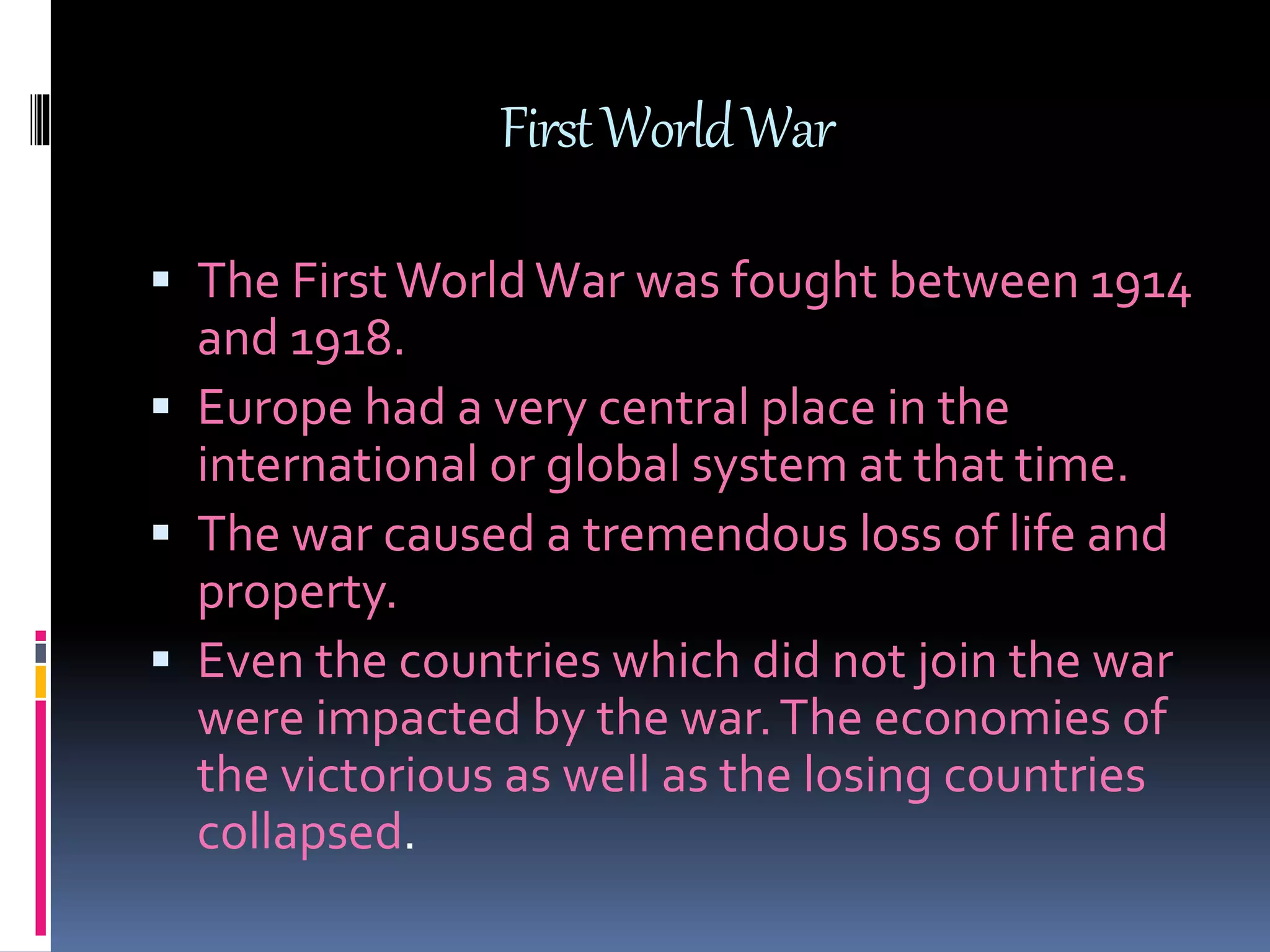 Post world war political developments | PPTX