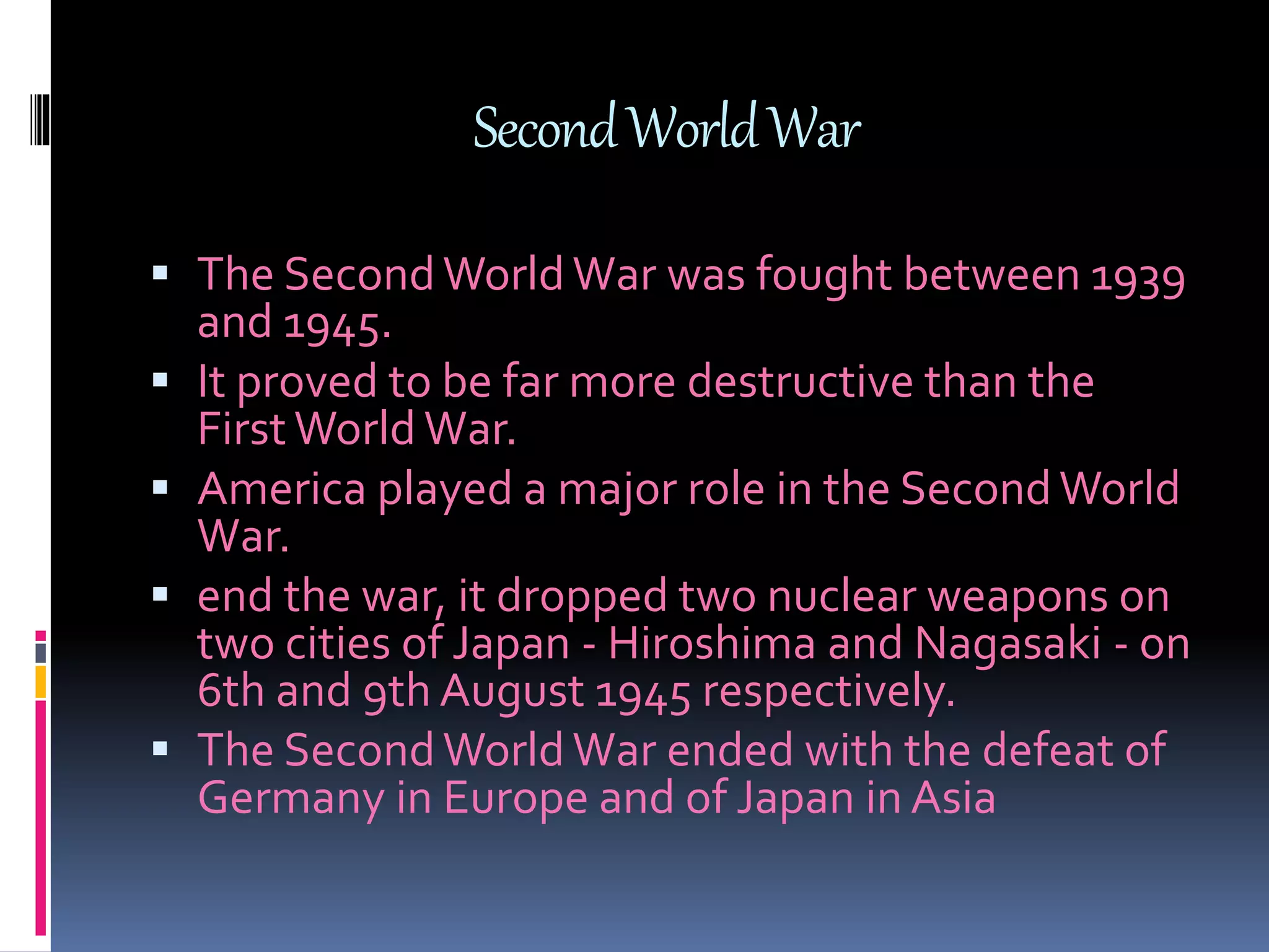 Post world war political developments | PPTX