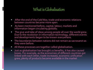 Post world war political developments | PPTX