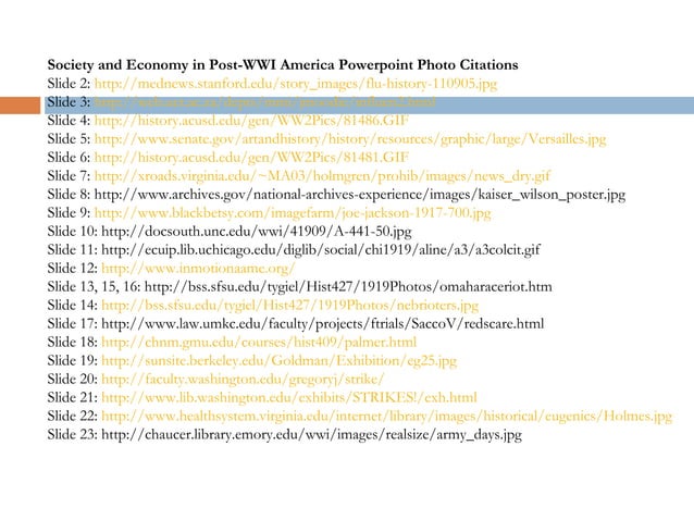 Post WWI American Society & Economy | PPT