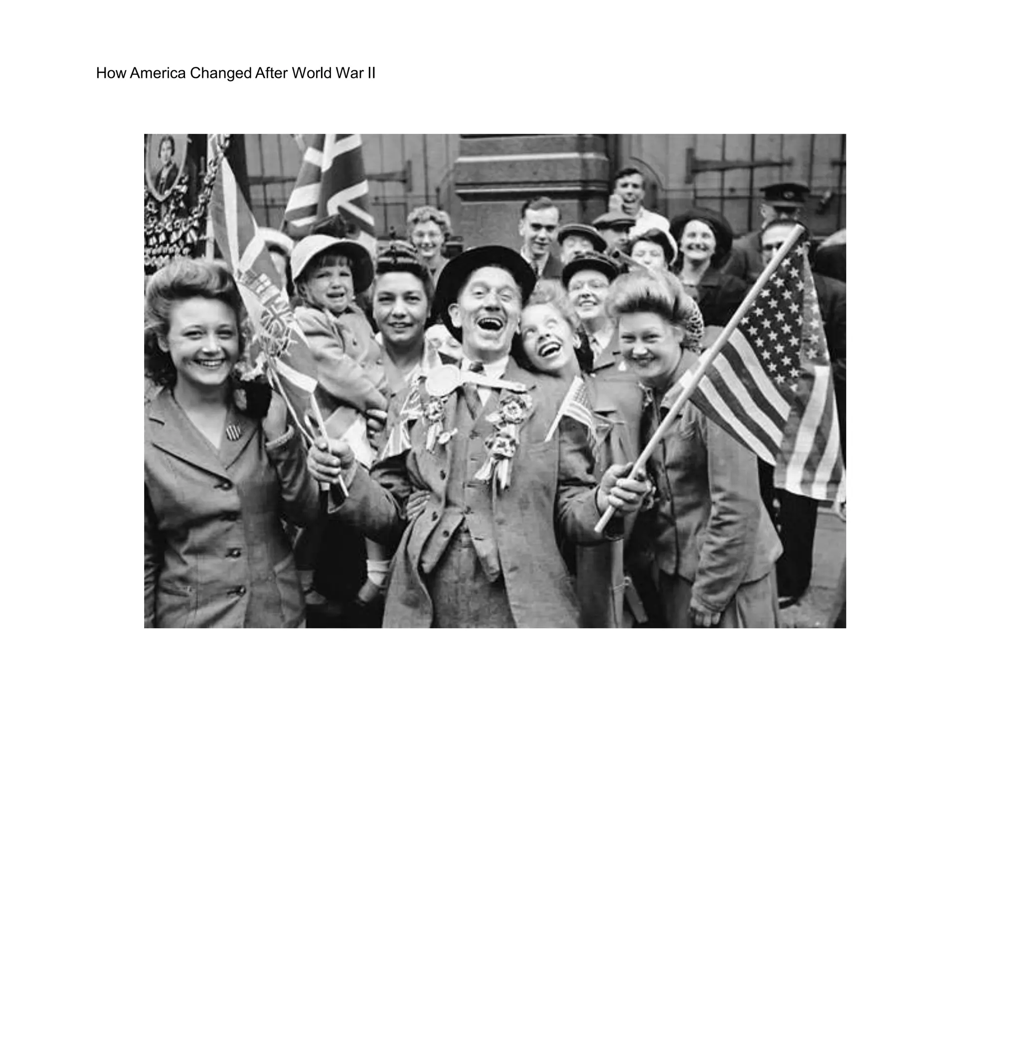 Post World War II Life | PDF