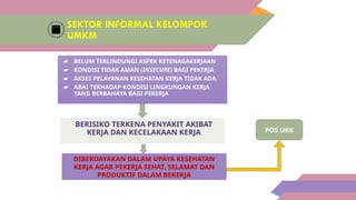 POS UKK NEW PELAYANAN KESEHATAN KERJA DASAR | PPTX