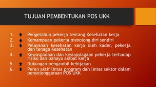 POS UPAYA KESEHATAN KERJA (POS UKK).pptx