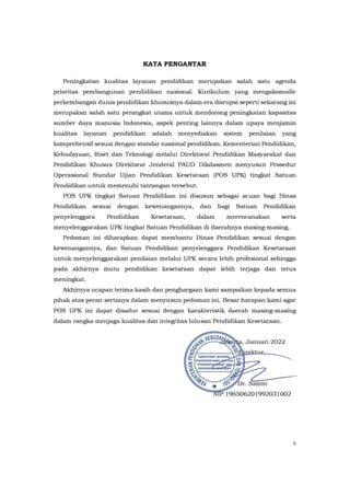 Pos upk tahun 2022 | PDF