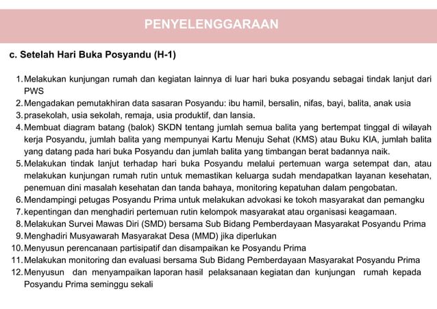 POSYANDU KELUARGA DAN PAKET PELAYANAN POSYANDU | PPT