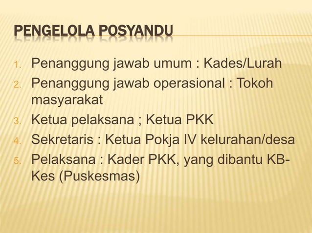 Posyandu & posbindu | PPTX