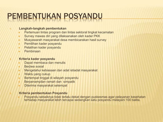 Posyandu & posbindu | PPT