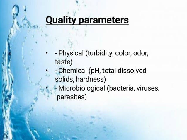 Treatment and safety of Drinking (potable) water | PDF