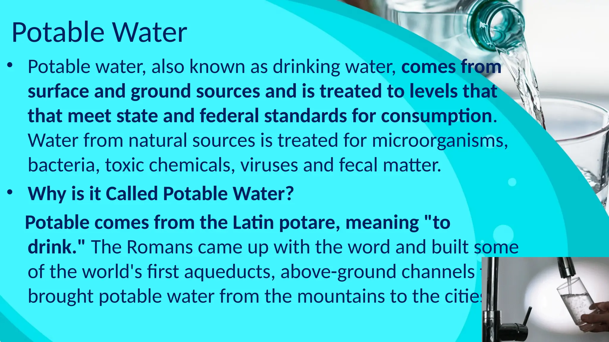 Potable Water and how to clean water .pptx