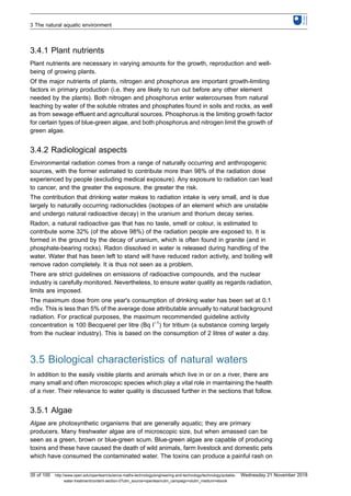 Potable water treatment | OpenLearn | PDF