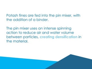 Pelletizing Potash | PPT