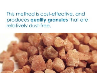 Potash Processing: Pelletizing or Compaction | PPTX