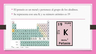 Potasio | PPTX