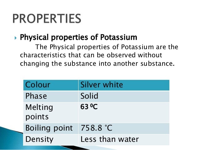 Potassium