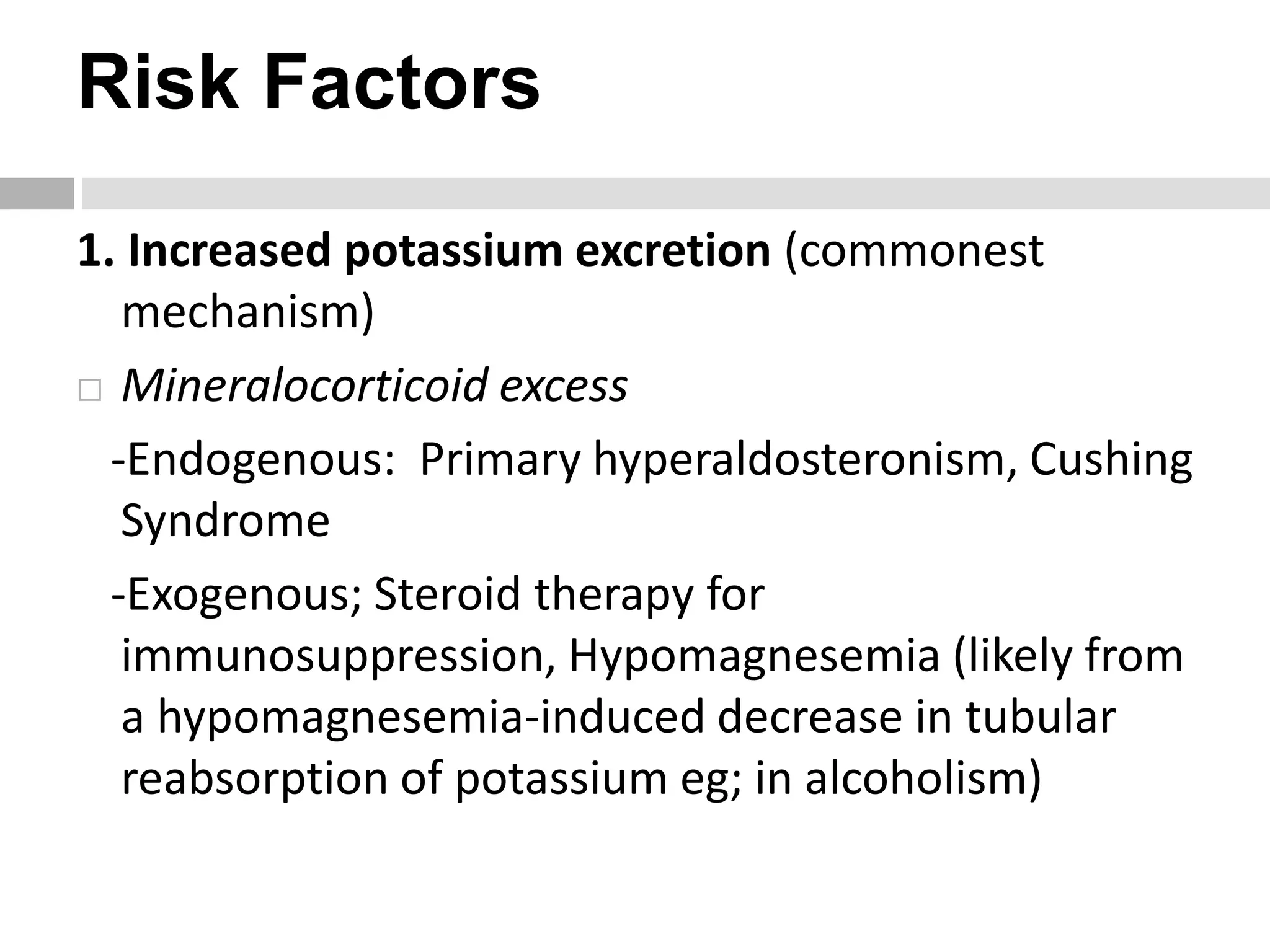 Potassium; Hypokalemia and hyperkalemia | PPTX