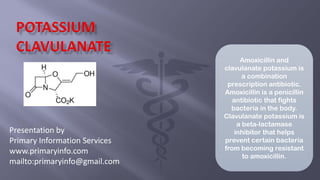 Potassium clavulanate | PDF