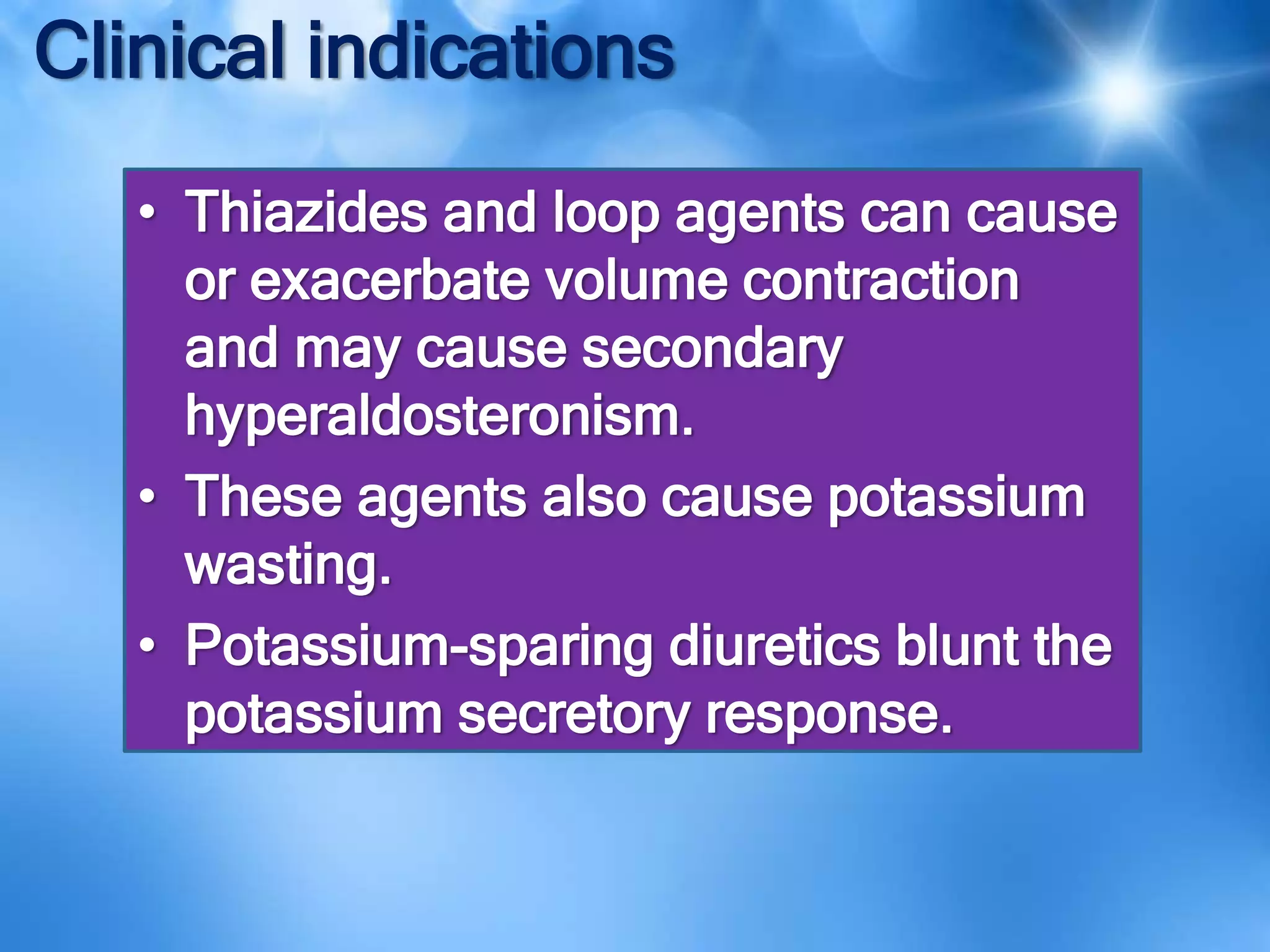 Potassium sparing diuretics | PPSX