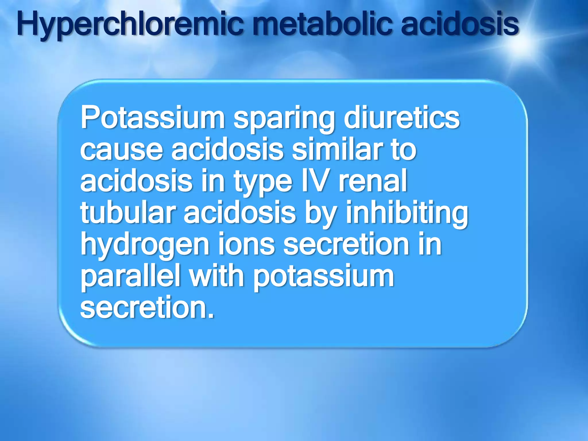 Potassium sparing diuretics | PPSX