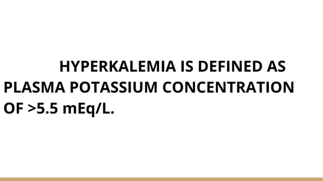 POTASSIUM AND RELATED DISORDERS .pptx