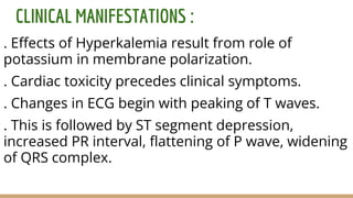 POTASSIUM AND RELATED DISORDERS .pptx