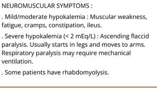 POTASSIUM AND RELATED DISORDERS .pptx