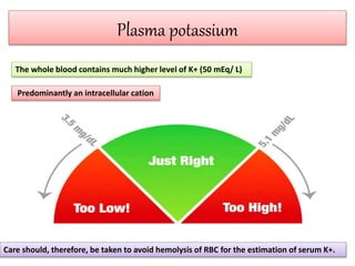 Potassium medical importance for medical students by Dr M Siva kumar ...