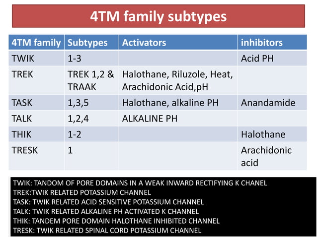 Potassium channel openers | PPTX | Genetics | Science