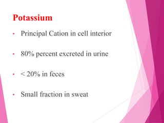 Potassium & chloride : Essentials of Medical Biochemistry (Mushtaq ...