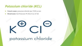 potassium chloride (emergency drugs).pptx