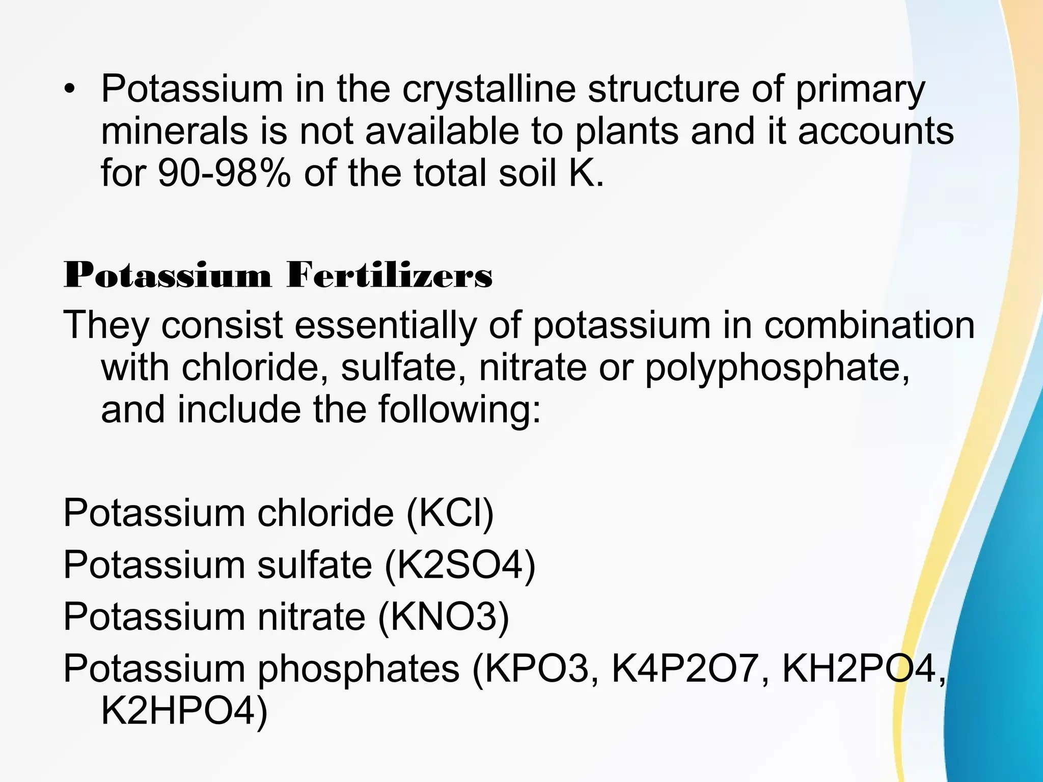 Potassium Cycle | PPT